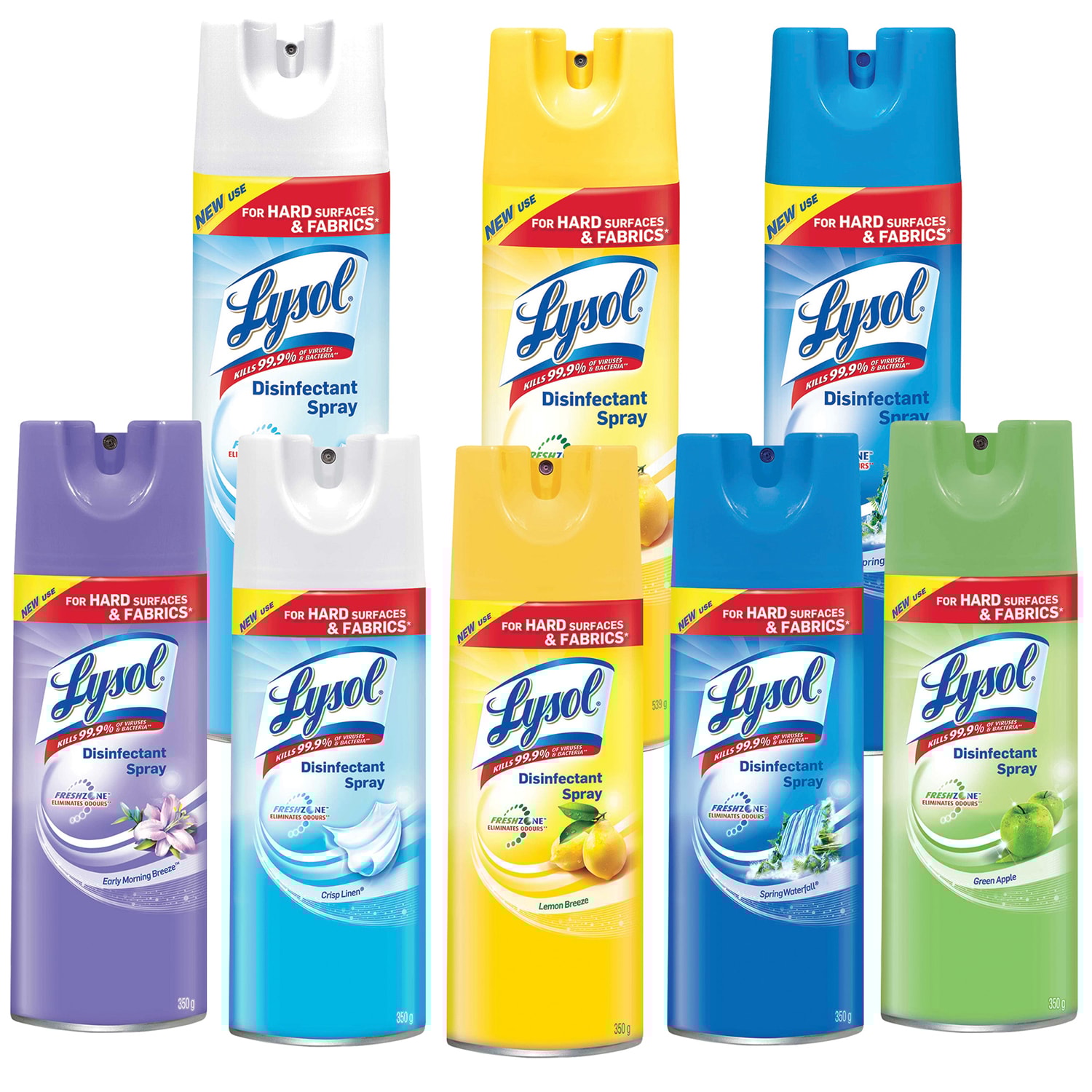 Lysol Disinfectant Aerosol Spray, Spring Waterfall Scent, 350 g | Grand ...