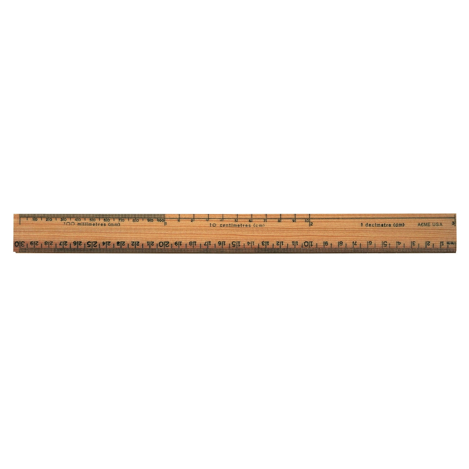 Acme Wooden Ruler, 30 CM Metric Scale | Grand & Toy