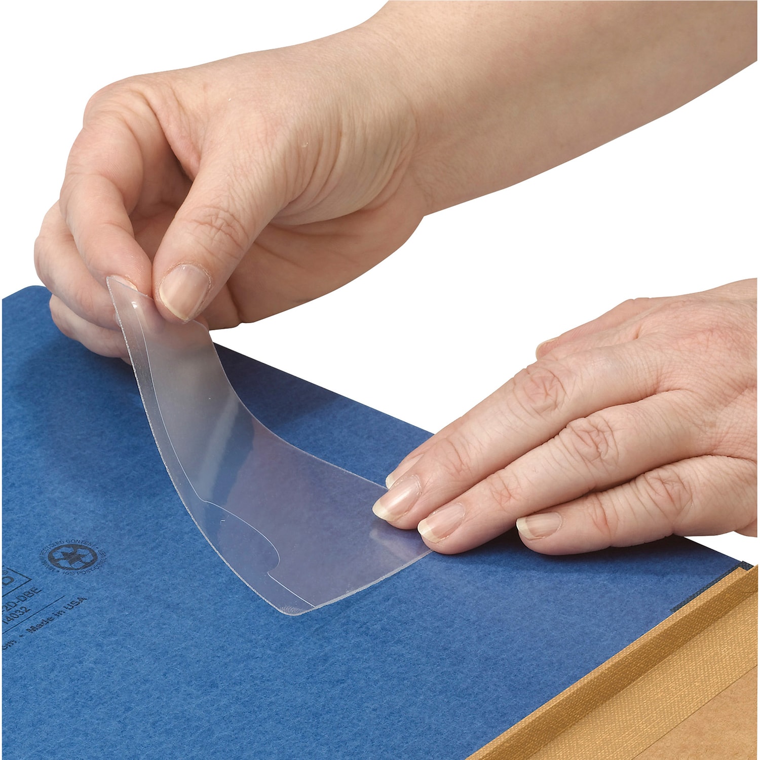 Smead Self-Adhesive Poly Pockets, Clear, 4" x 3", 100/BX | Grand & Toy