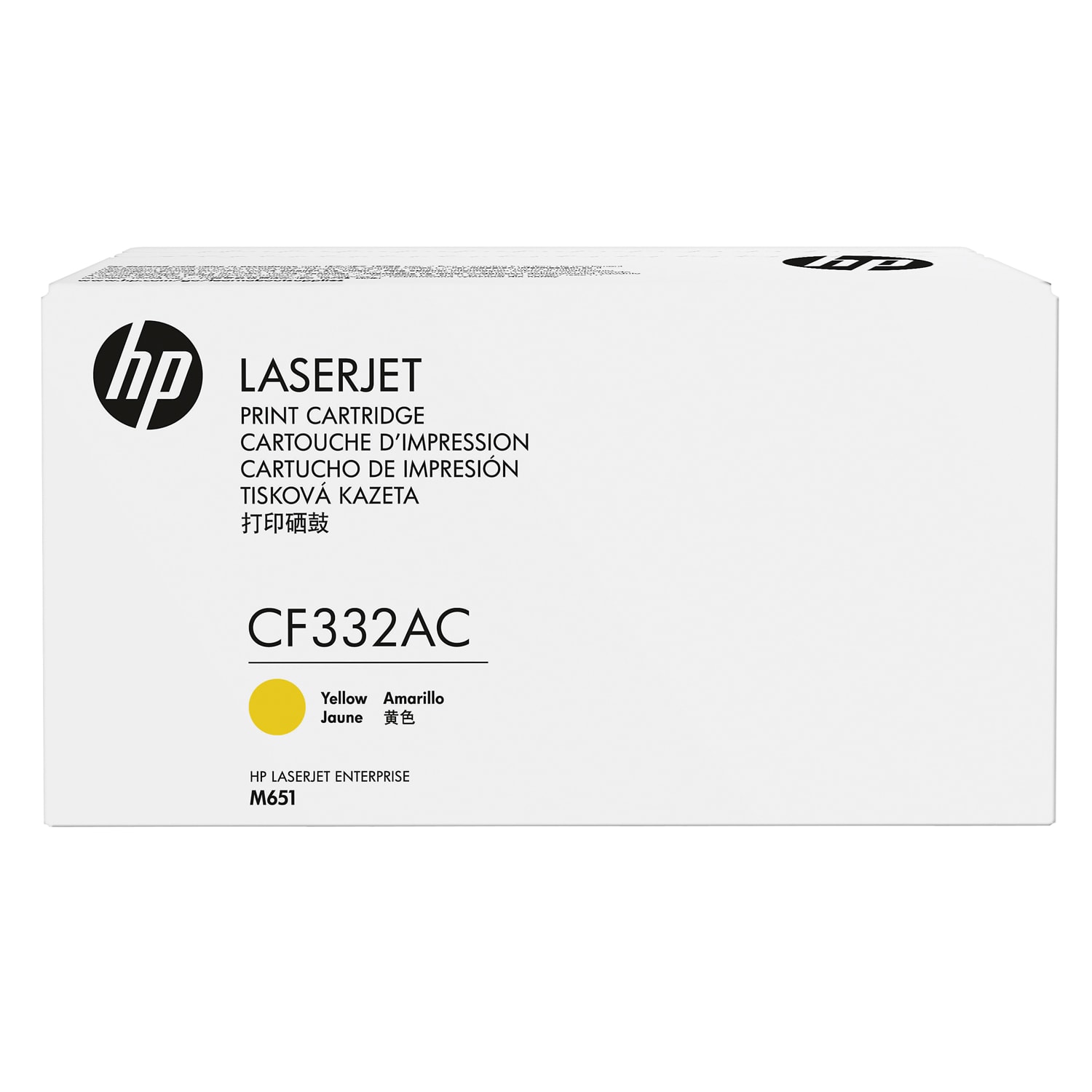 HP 654A Yellow Standard Yield Contract Toner Cartridge (CF332A) | Grand ...
