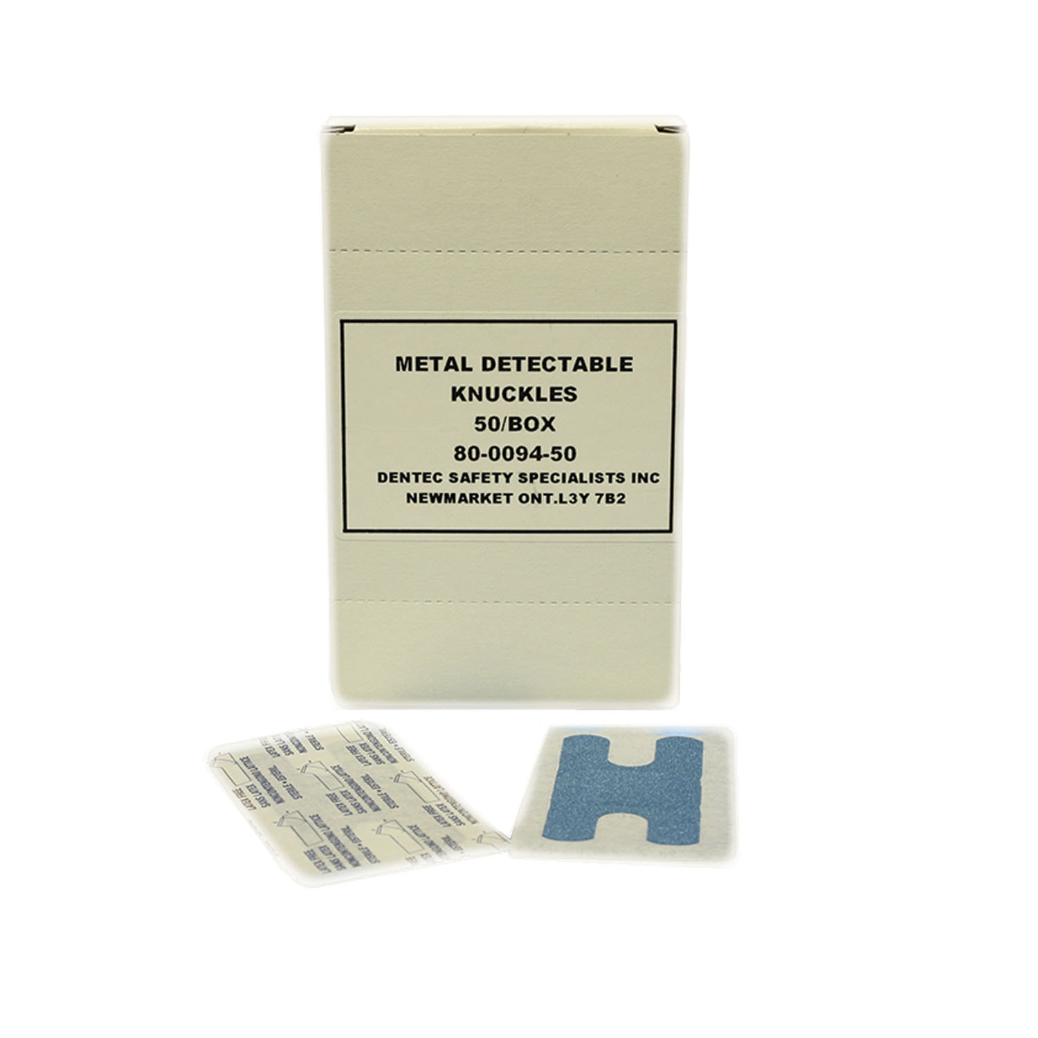 Dentec Metal Detectable Bandages - Blue Fabric Strips | Grand & Toy