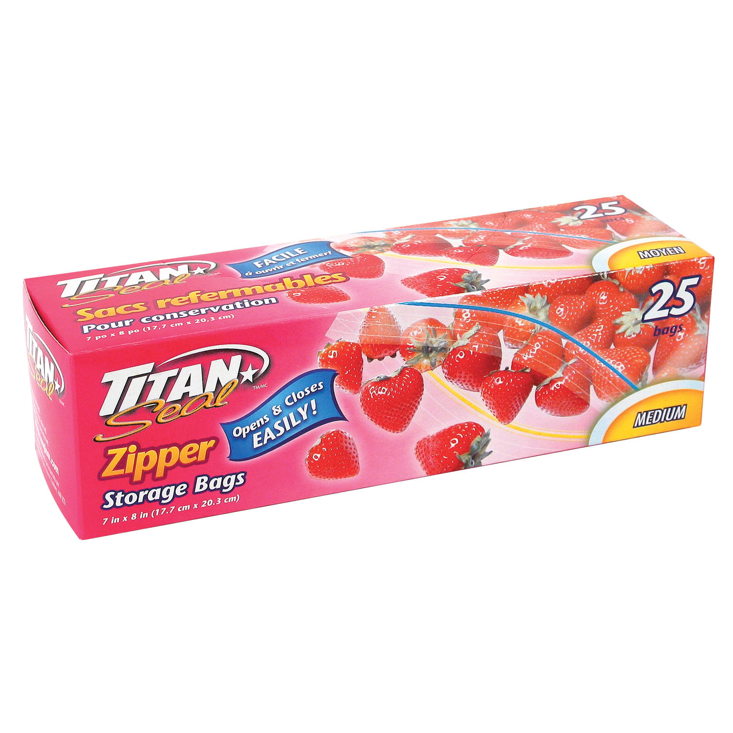 Titan Seal Zipper Storage Bags | Grand & Toy