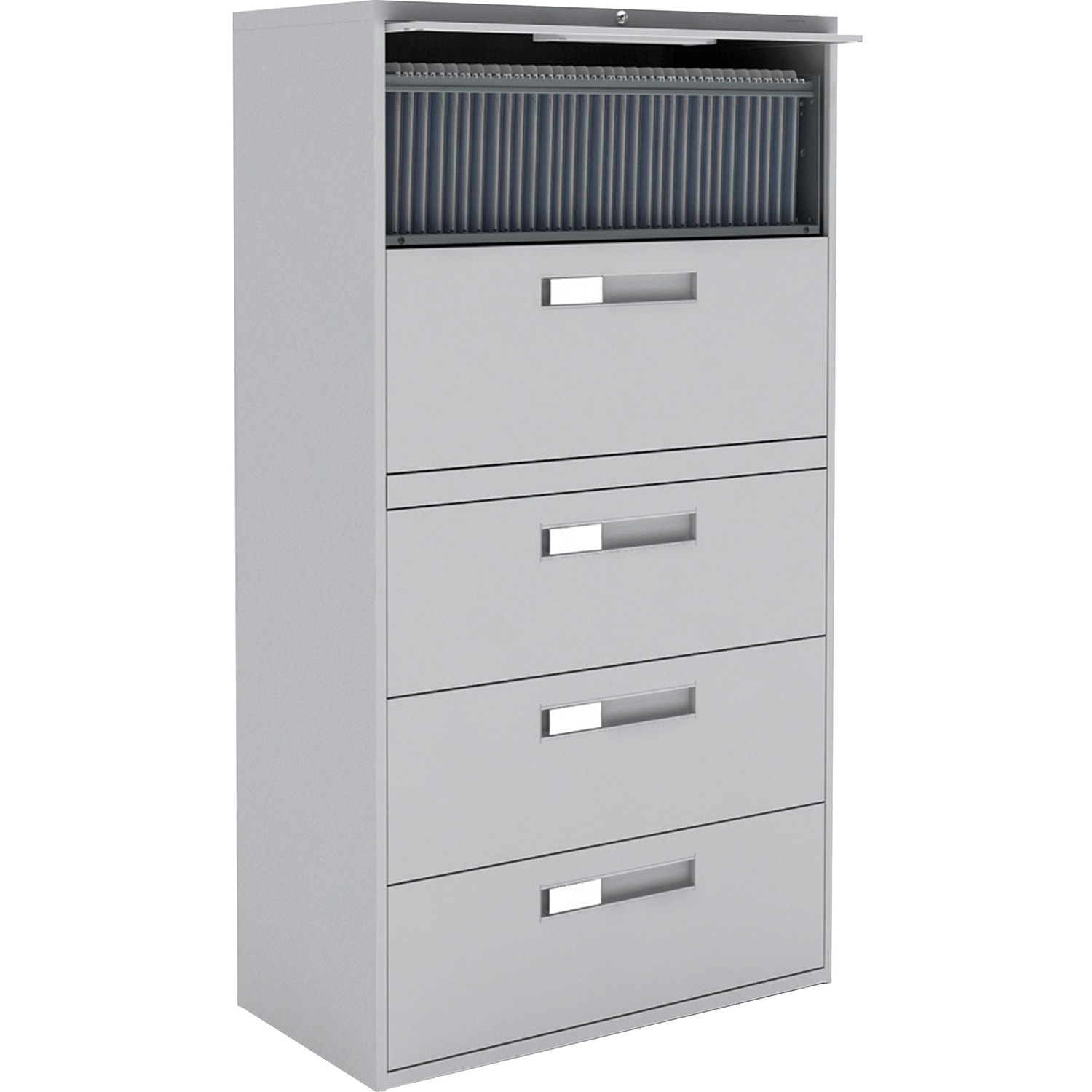 Lateral File Cabinet Global 5 Drawer | 36W X 18D X 65-1/4H Lockable ...