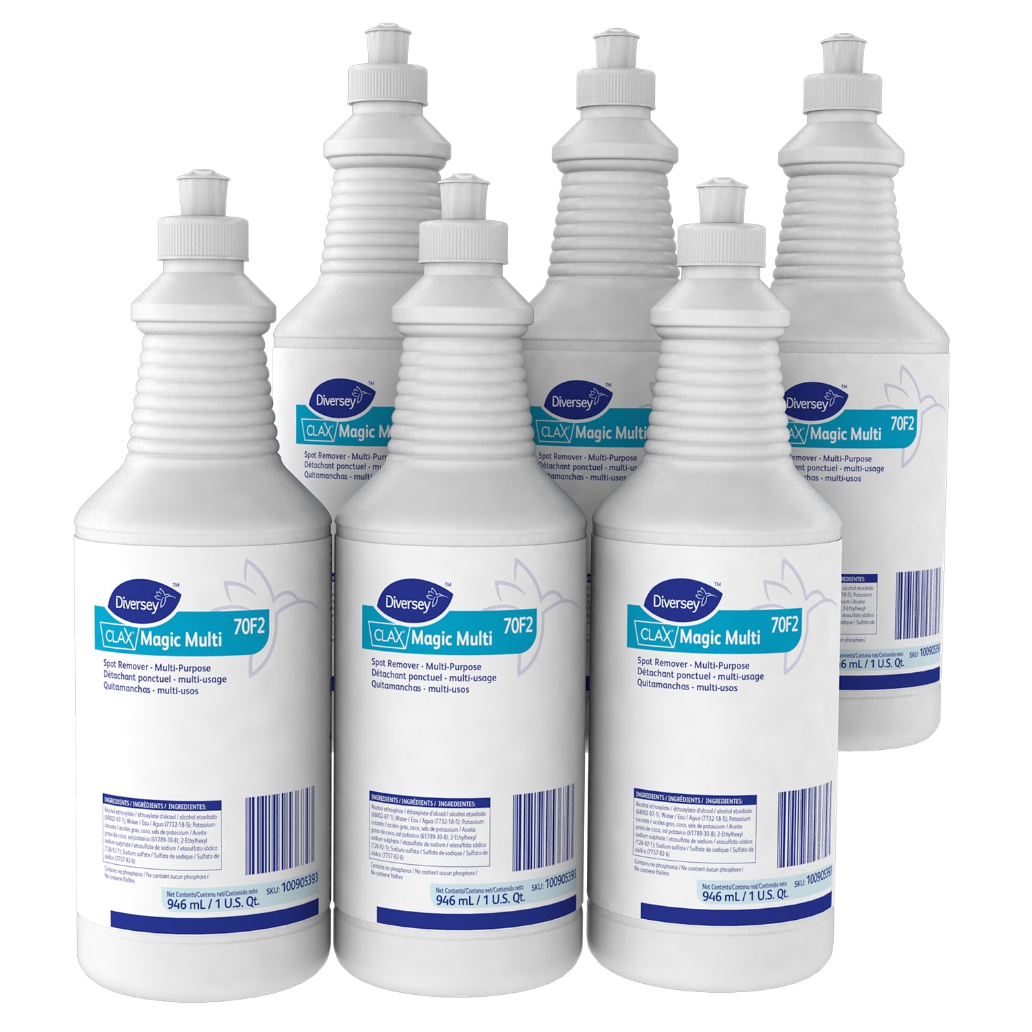 Diversey Clax Magic Multi Spot Remover, 946 mL Squeeze Bottle | Grand & Toy