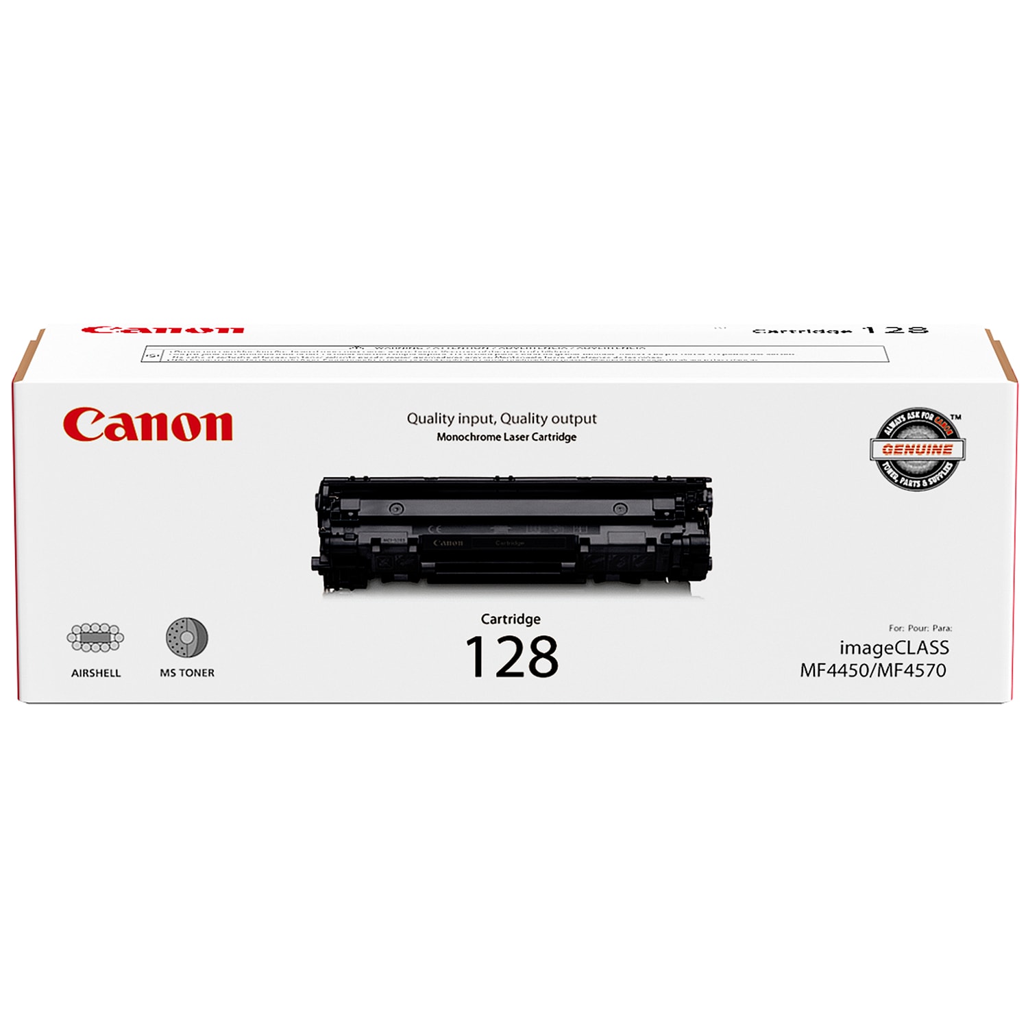 Cartouche de toner d'origine à rendement standard Canon 128 (3500B001 ...