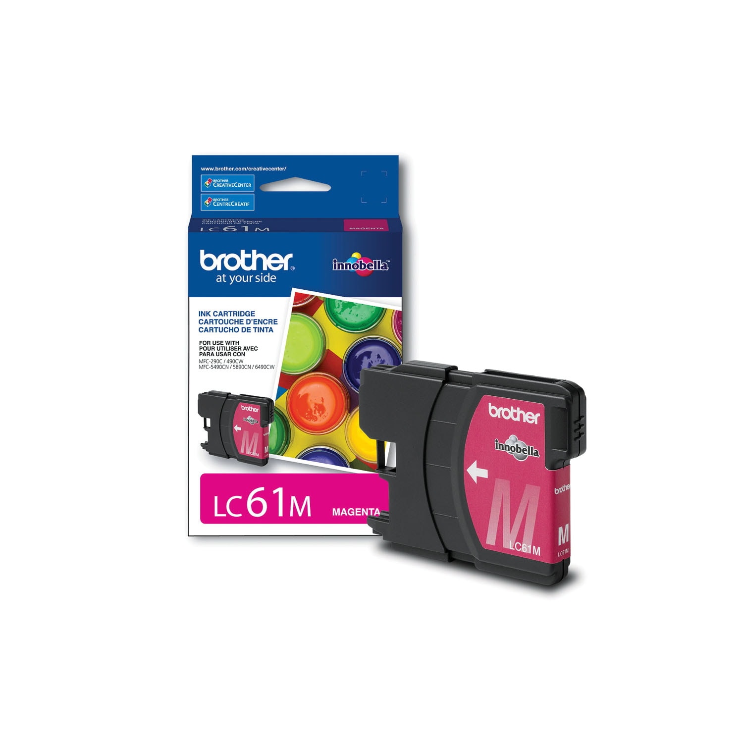 Brother LC61 Magenta Standard Yield Ink Cartridge (LC61MS) | Grand & Toy