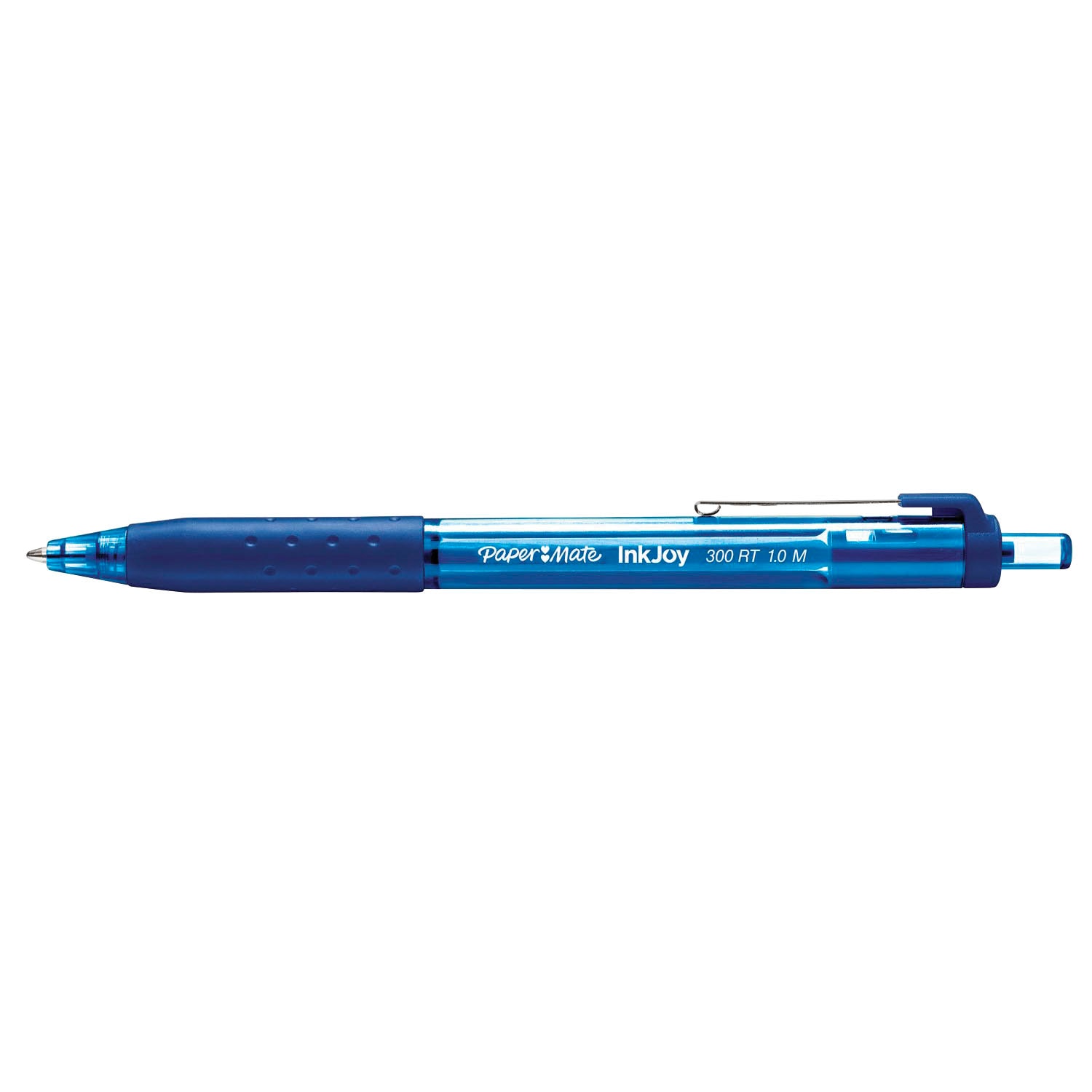 Paper Mate InkJoy 300 Retractable Blue Ink Ballpoint Pens, Medium, 1.0 ...