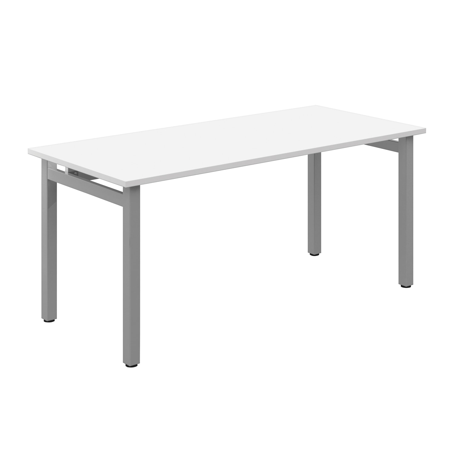 Offices to Go Ionic 66" Table Desk, Designer White | Grand & Toy