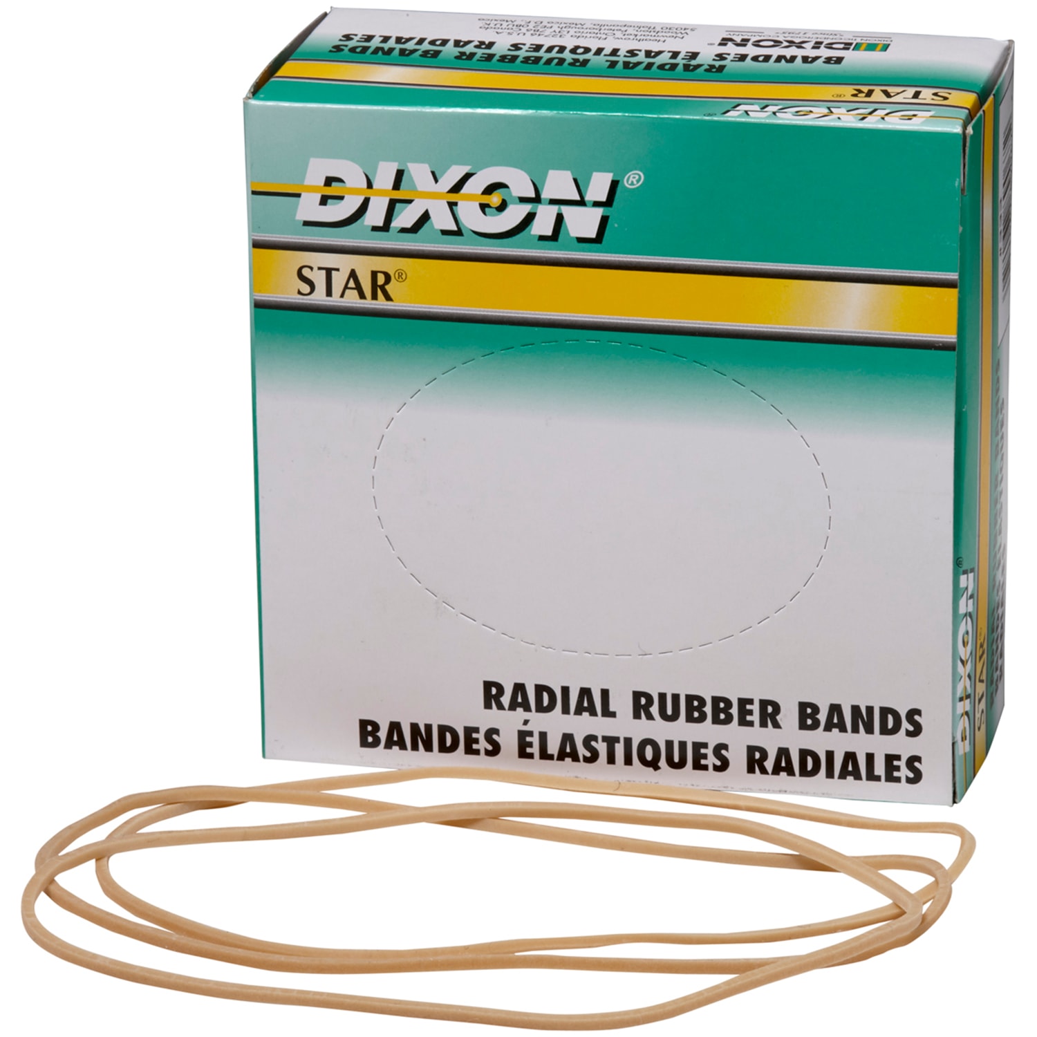 Dixon Star Radial Rubber Bands, Size #6TH, 1/4-Lb/BX | Grand & Toy