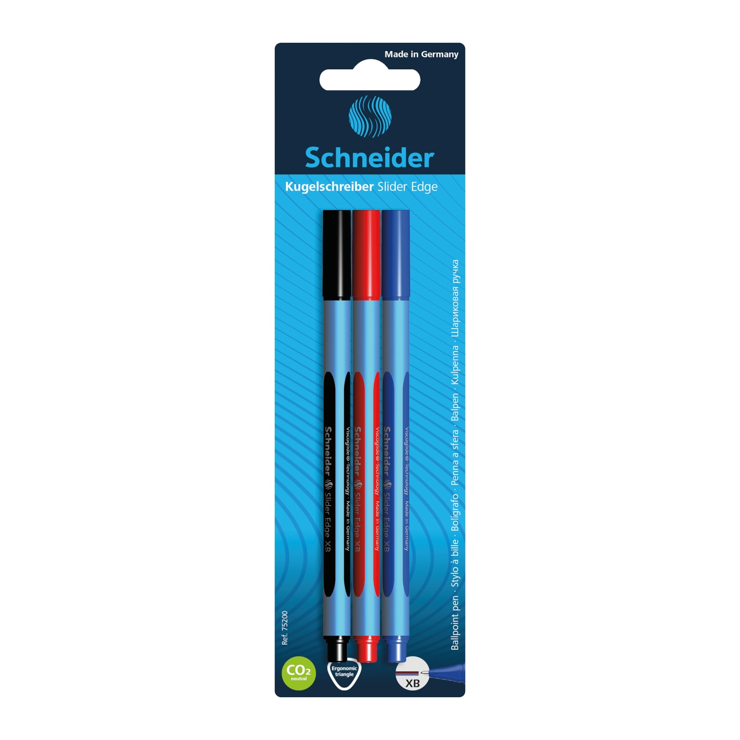 Schneider Slider Edge Ballpoint Pens, Assorted Colours, Extra Broad ...
