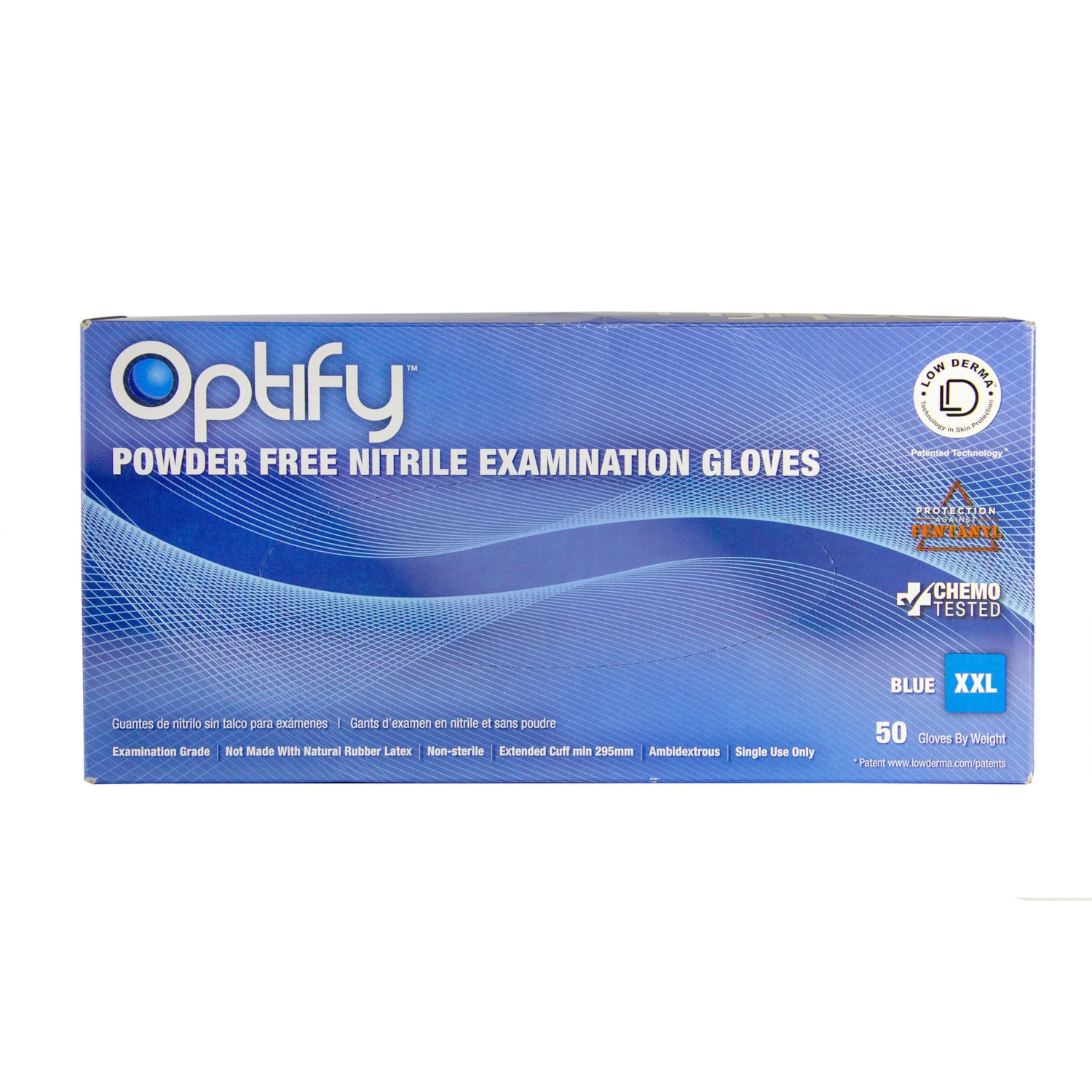 Hospeco ProWorks® Optify® Nitrile Exam Gloves with Low Derma Technology ...