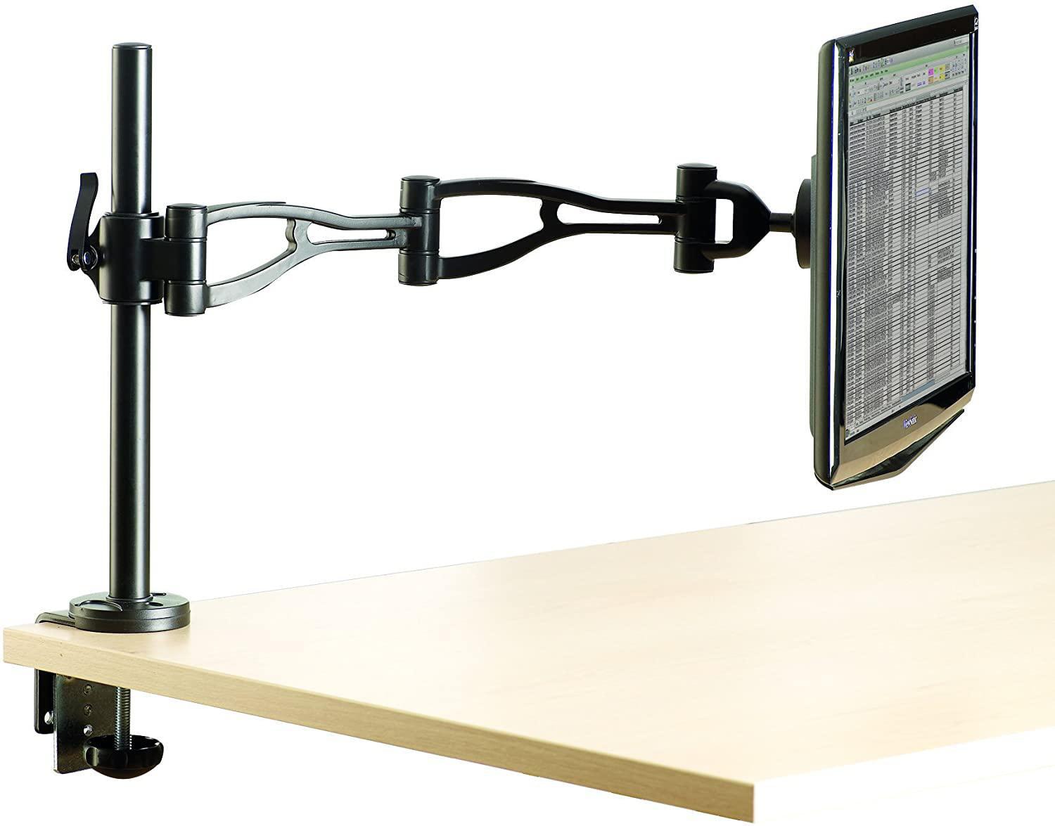Fellowes Depth-Adjustable Single Monitor Arm | Grand & Toy