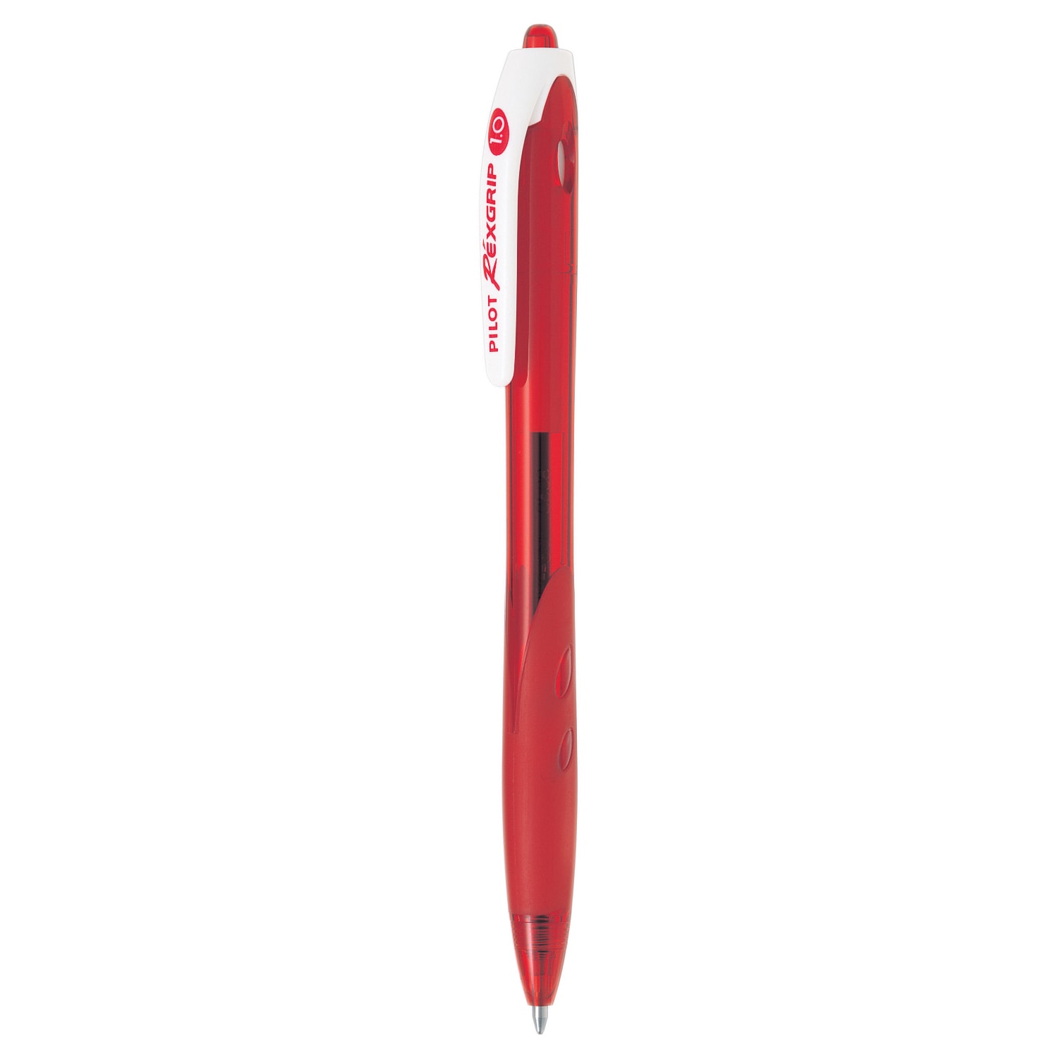 Pilot BeGreen RexGrip Retractable Ballpoint Pens, Red, Medium 1.0 mm ...
