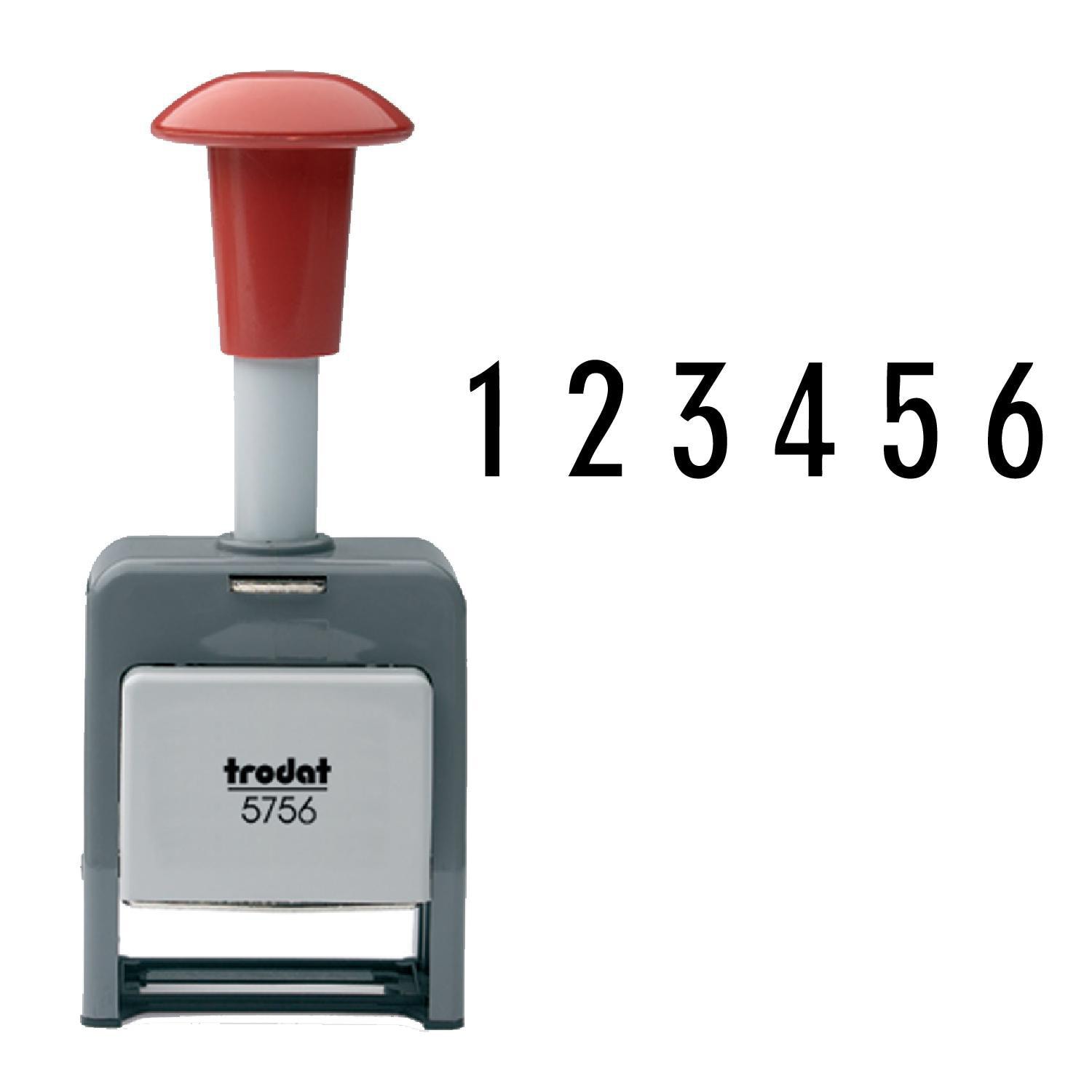 Trodat 5756 Self-Inking Automatic Numbering Machine | Grand & Toy