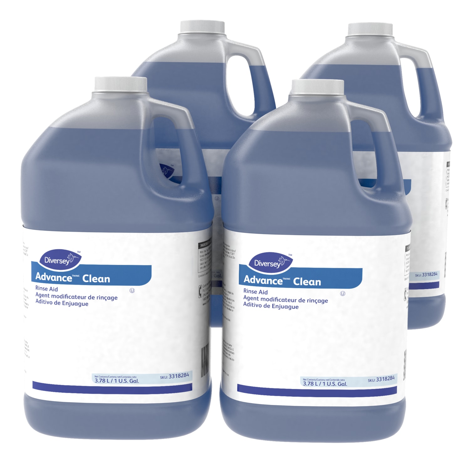 Diversey Advance Clean Rinse Aid, 3.78 L, Carton of 4 | Grand & Toy