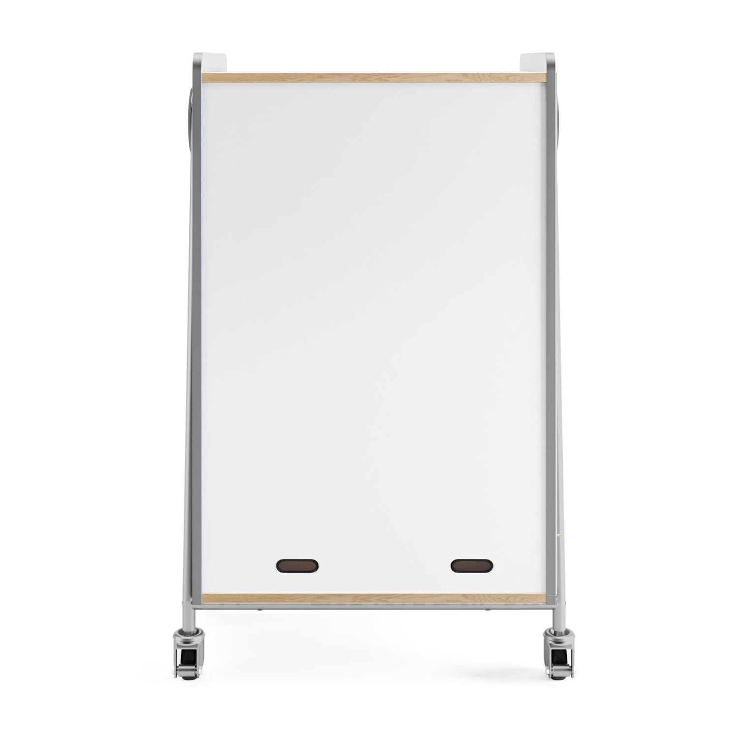 Safco Whiffle 30"W Open Rolling Storage Cart Cubby, Red | Grand & Toy