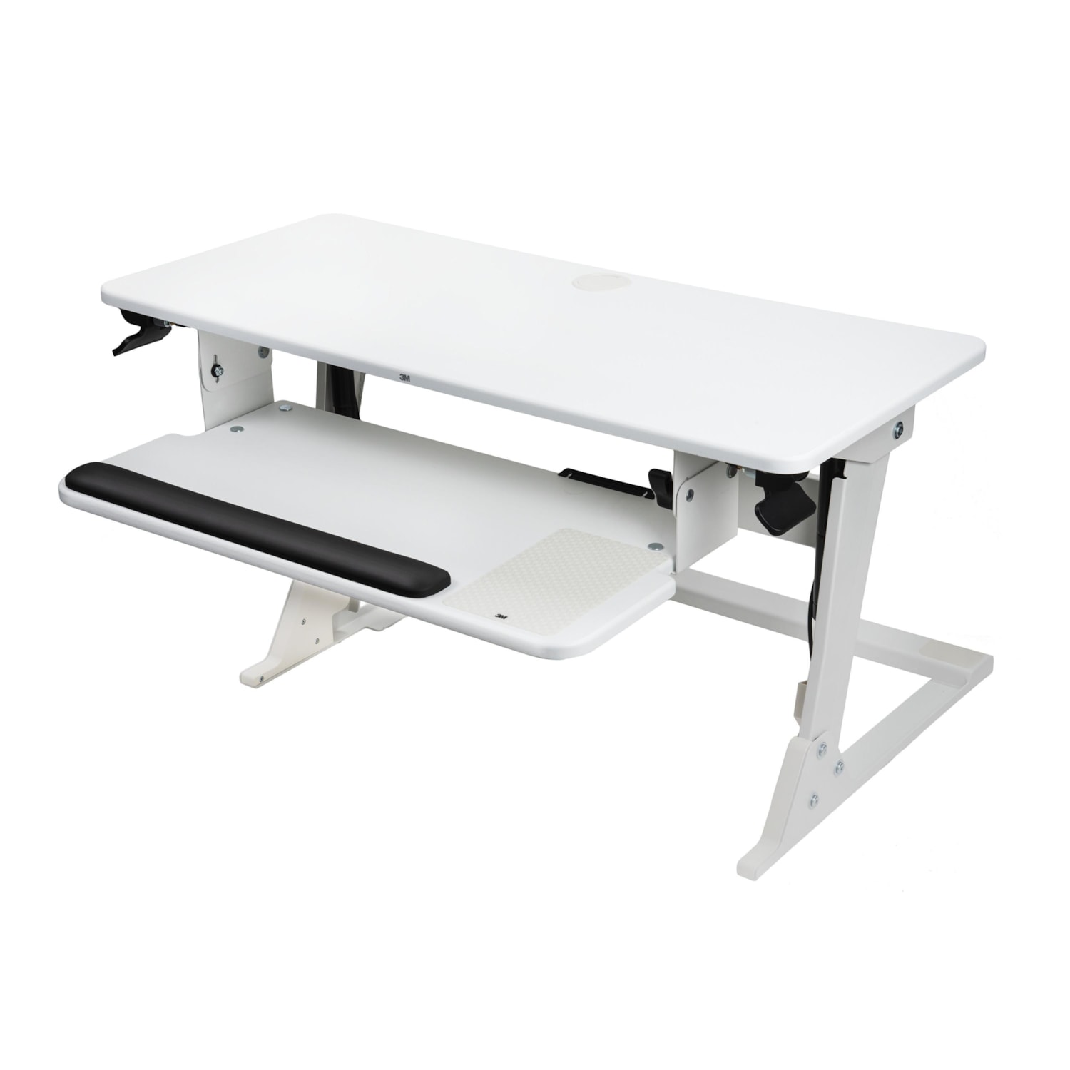 3M Precision Standing Desk, White | Grand & Toy
