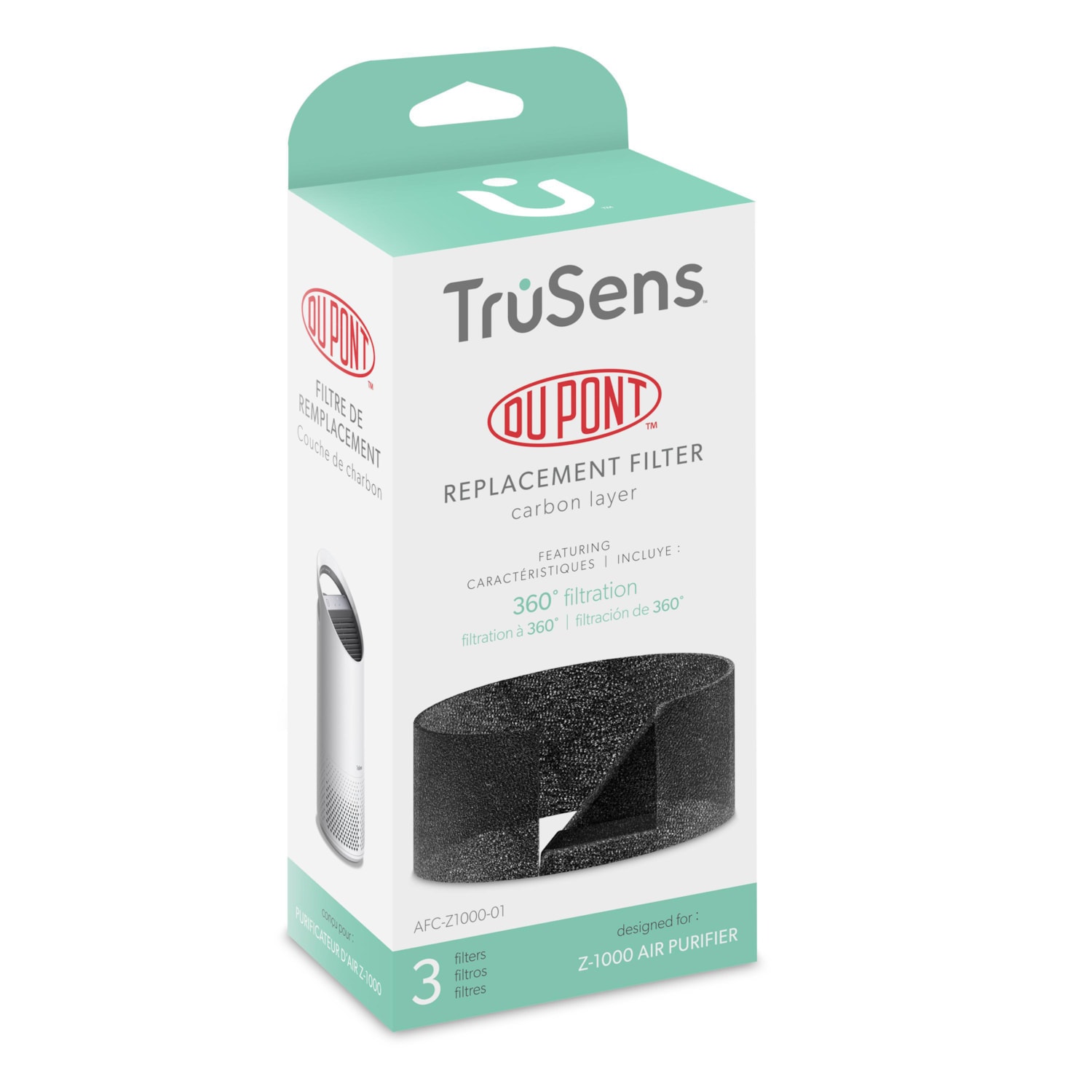 TruSens Carbon Layer Replacement for TruSens Z1000AP, 3Pk - Activated ...
