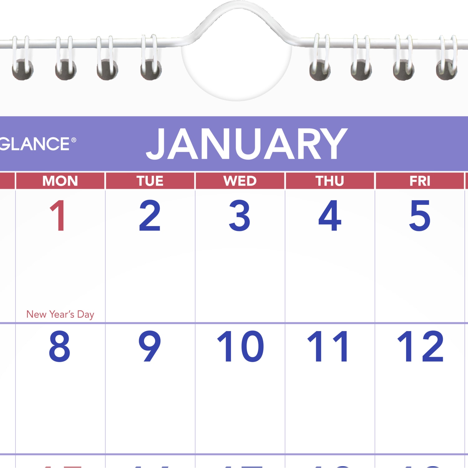 AT-A-GLANCE Mini Monthly Tent Calendar, 7-1/2" x 6-1/2", English ...