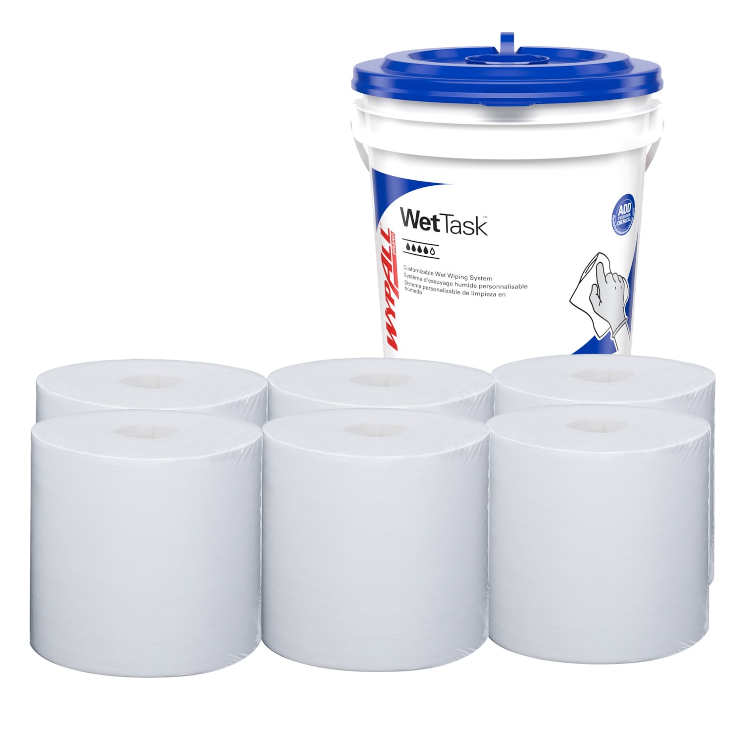 WypAll® Critical Clean Wipers for Bleach, Disinfectants, and Sanitizers ...