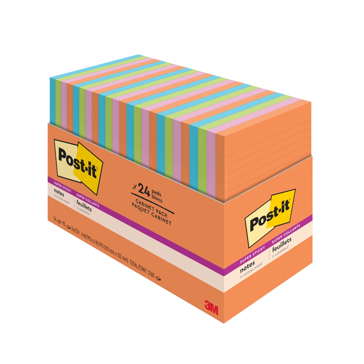 Post It® Super Sticky Notes 660 24ssau Cp Energy Boost Collection 4