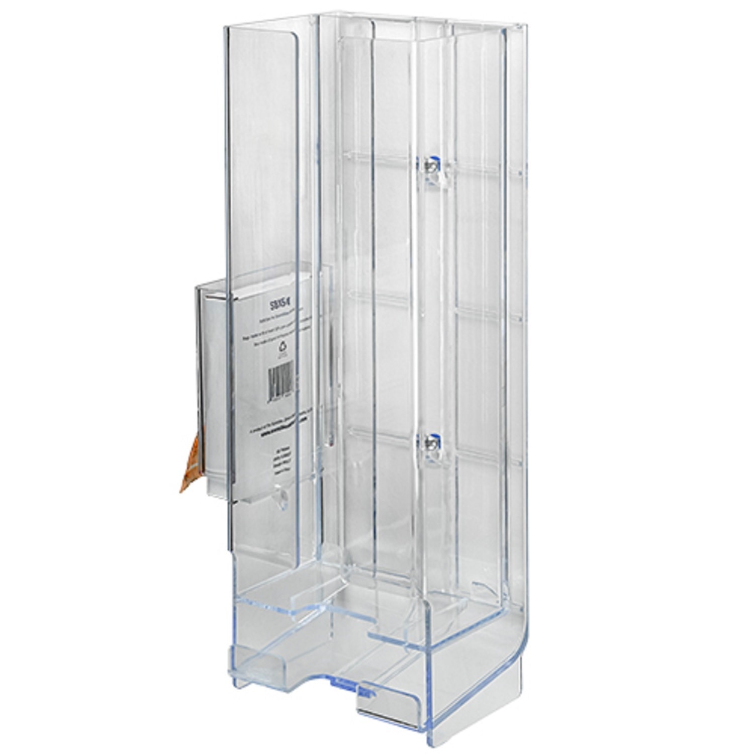 Comfort Plus® Dispenser, Clear Acrylic 16" H x 5.94" W x 4.64" D with ...