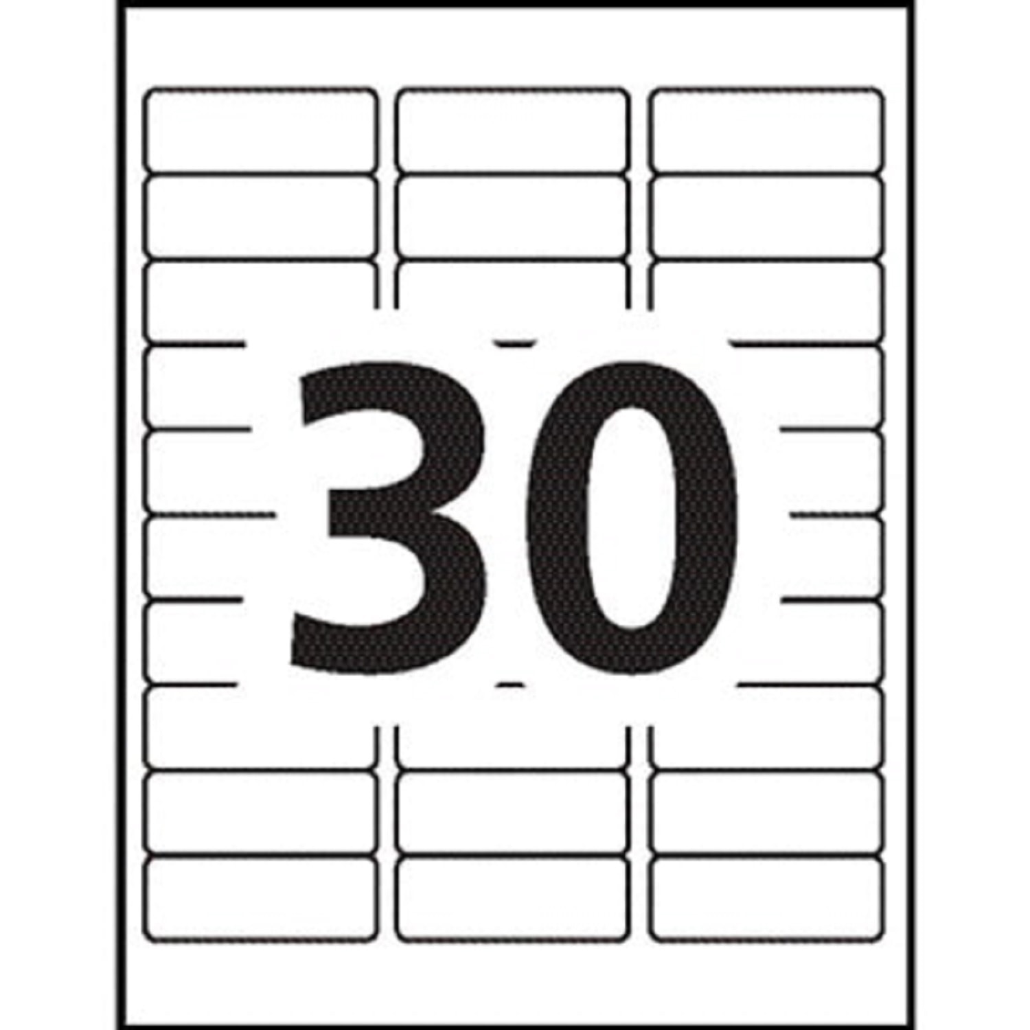 Étiquettes d'identification blanches amovibles pour imprimantes laser ...