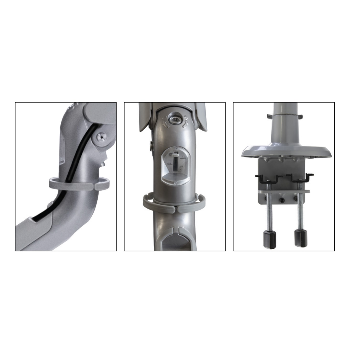 Global Monitor Arm - Double Extension - Dual Screen | Grand & Toy