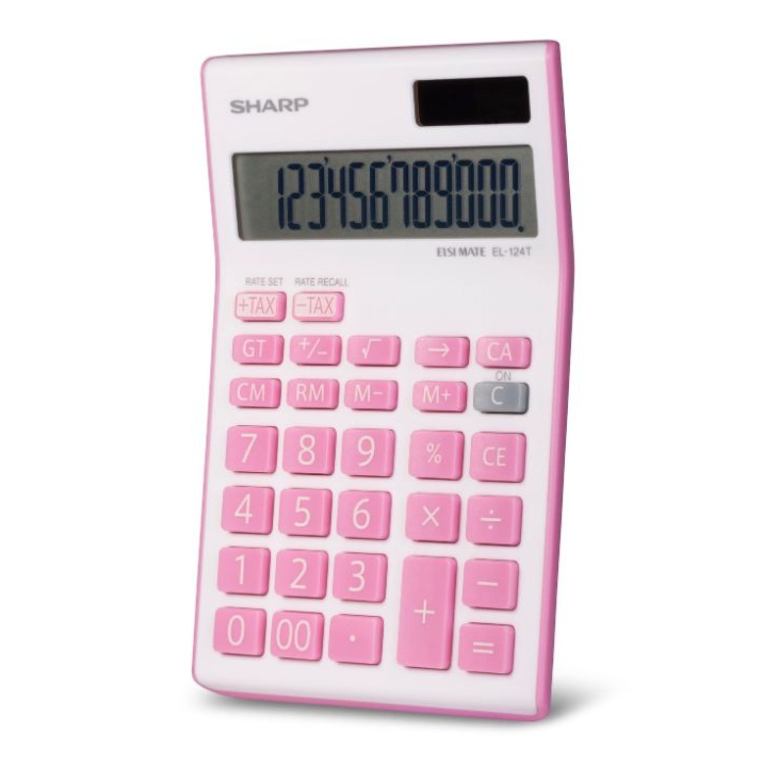 Sharp 12-Digit Desktop Calculator, Pink | Grand & Toy