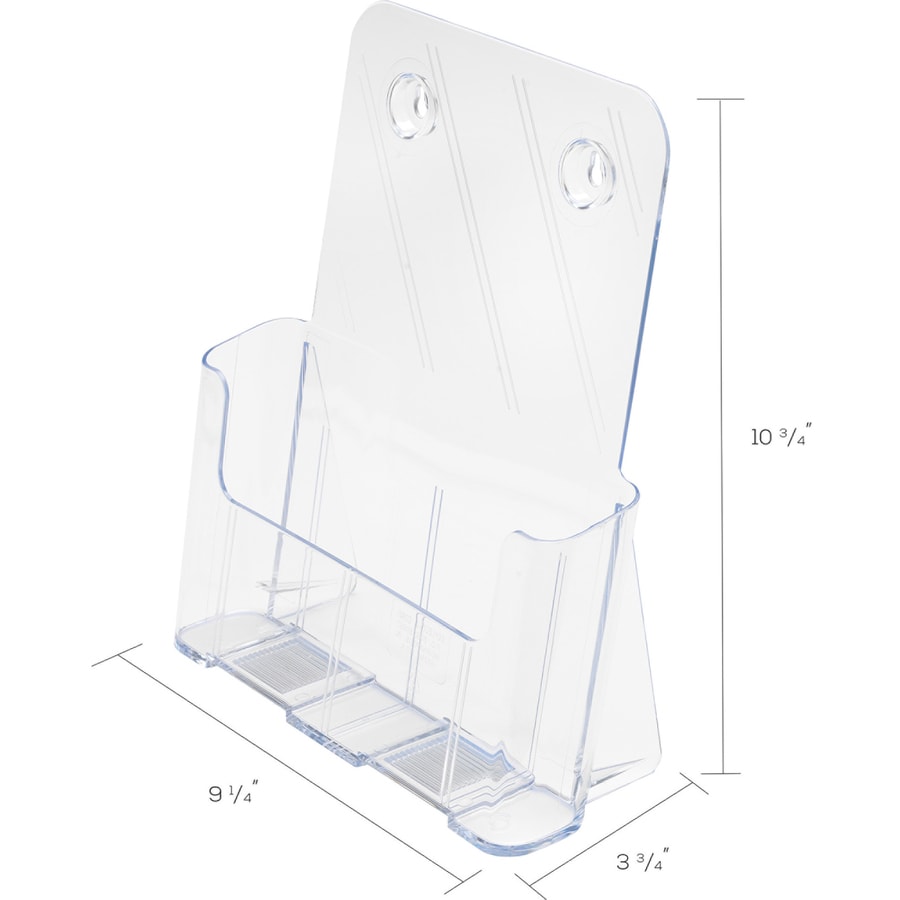 Deflecto Single Compartment DocuHolder - 1 Pocket(s) - 10.8" (273.05 mm) Height x 9.3" (234.95 ...