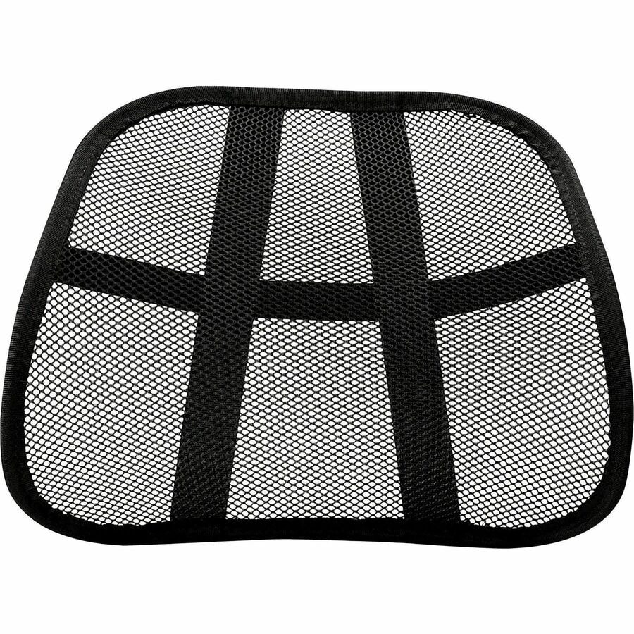 Fellowes Office Suites Mesh Back Support - Black - Mesh Fabric - 1 Each ...