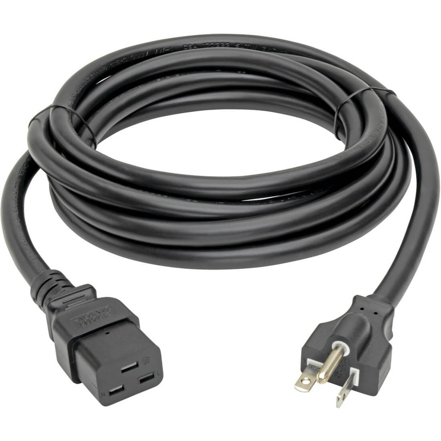 Tripp Lite 10ft Power Cord Extension Cable C19 to 5-20P Heavy Duty 20A ...