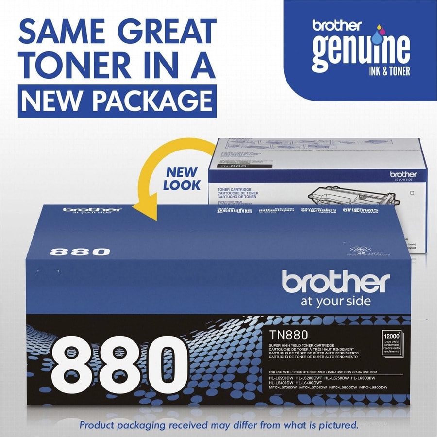 Brother TN880 Original Toner Cartridge - Laser - Super High Yield ...