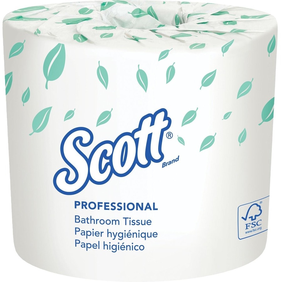 Scott Bathroom Tissue - 2 Ply - 550 Sheets/Roll - 40 / Box | Grand & Toy