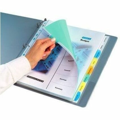 Wilson Jones View-Tab Tab Divider - 8 Tab(s) - Assorted Polypropylene ...