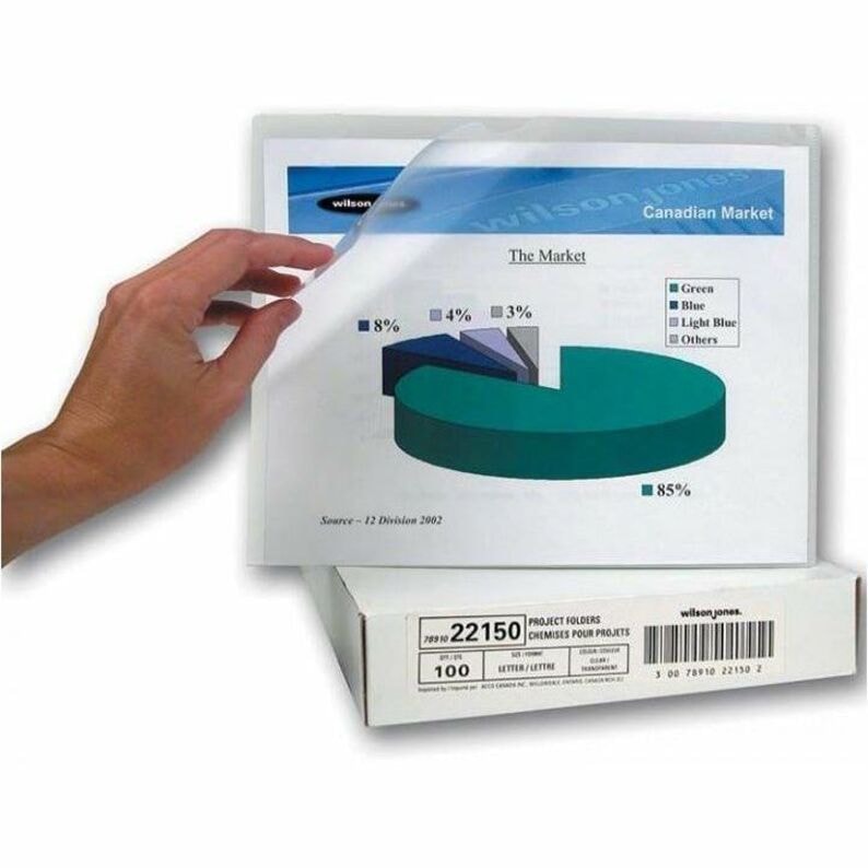 Wilson Jones Letter File Sleeve - 8 1/2" (215.90 mm) x 11" (279.40 mm ...