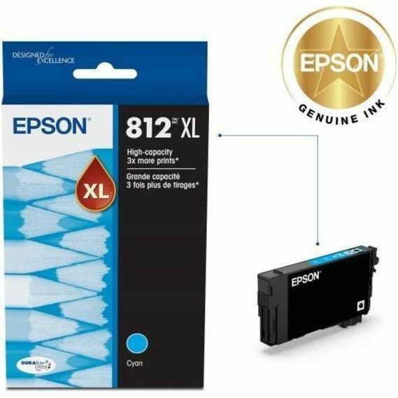 Epson DURABrite Ultra T812 Original High Yield Inkjet Ink Cartridge ...