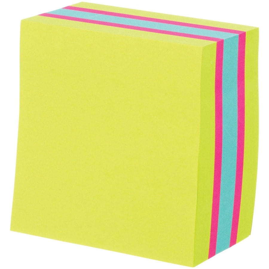Post-it® Super Sticky Adhesive Note - 3" (76.20 mm) Flag/Note Width x 3 ...