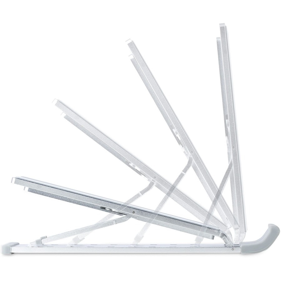 StarTech.com Foldable Laptop Riser Stand, Portable Height Adjustable ...