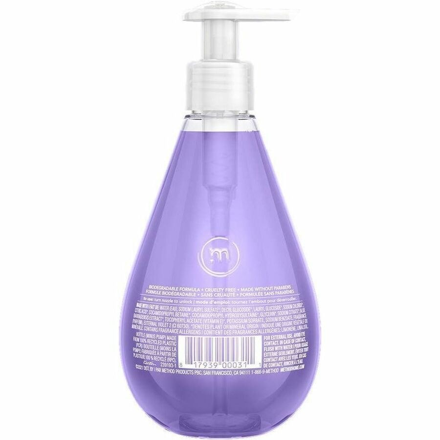 Method Gel Hand Wash - French Lavender Scent - 354.88 mL - Bottle ...