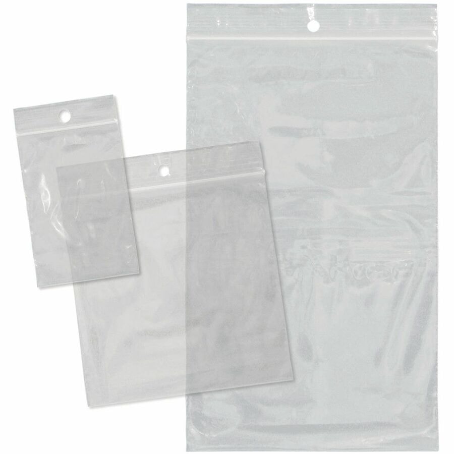 SPC Reclosable 10'' x10" Poly Bags, 2.0 mil, Clear, Box of 1,000, 2 mil ...