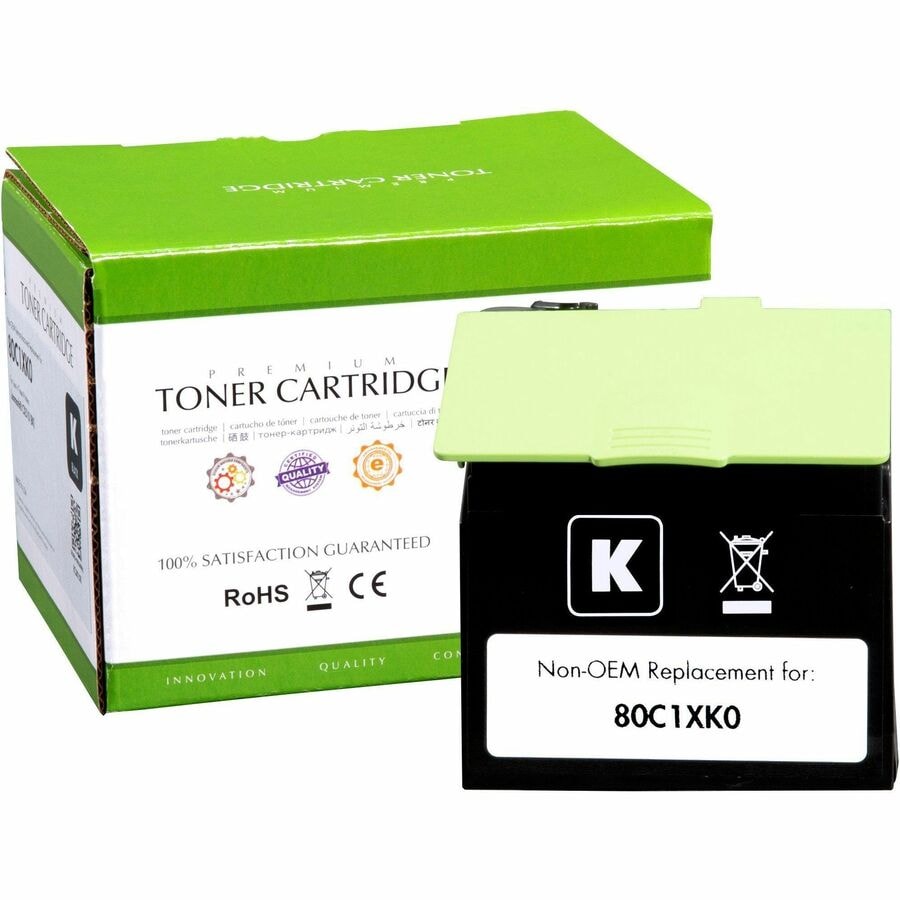 Static Control Remanufactured Laser Toner Cartridge (80C1XK0) - Black ...