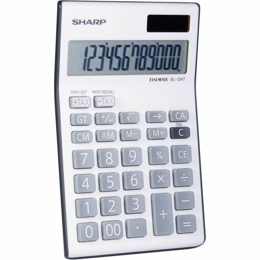 Sharp Simple Calculator - 3-digit Comma, 4-Key Memory, Double Zero ...