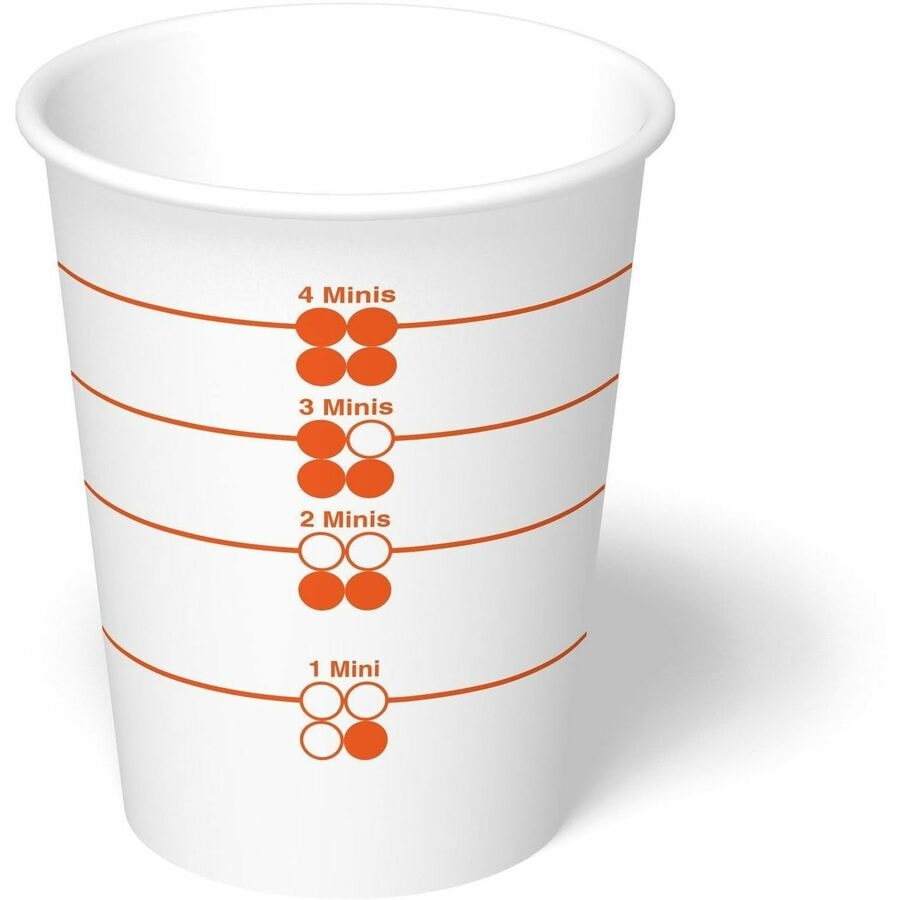 GRAPHIC PACKAGING Waffle Cold Cup 6 oz - 177.44 mL - Paper - Oatmeal ...