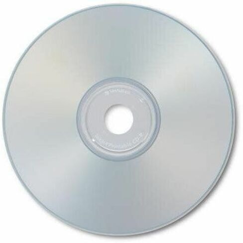 Verbatim CD-R 700MB 52X Silver Inkjet Printable - 50pk Spindle - 120mm ...