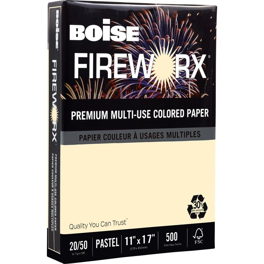 Fireworx Copy & Multipurpose Paper - Ledger/Tabloid - 11" (279.40 mm) x ...
