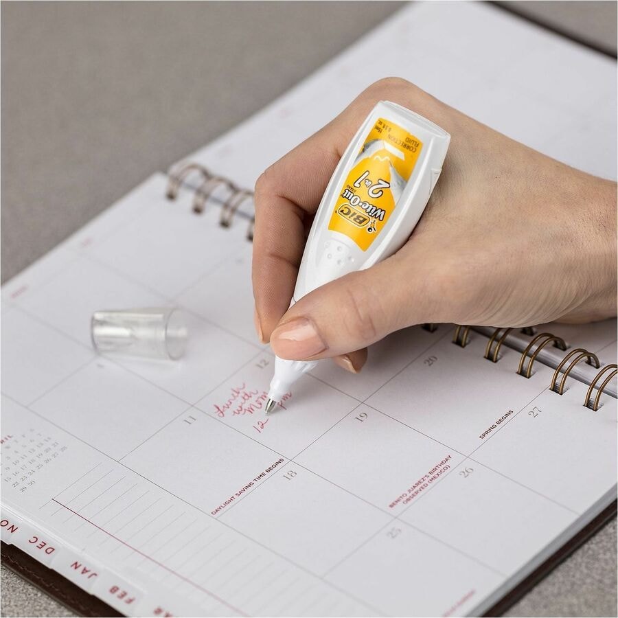 BIC Wite-Out Correction Pen - 15 mL - White - Quick Drying, Easy to Use ...