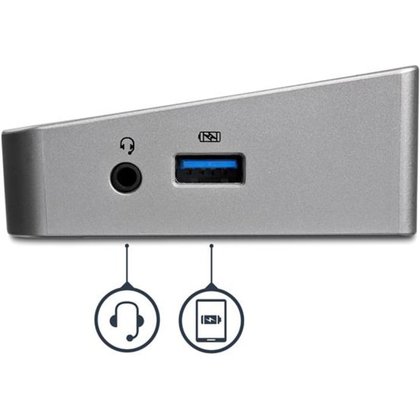 StarTech.com Triple Monitor USB 3.0 Docking Station for Laptops - Mac ...