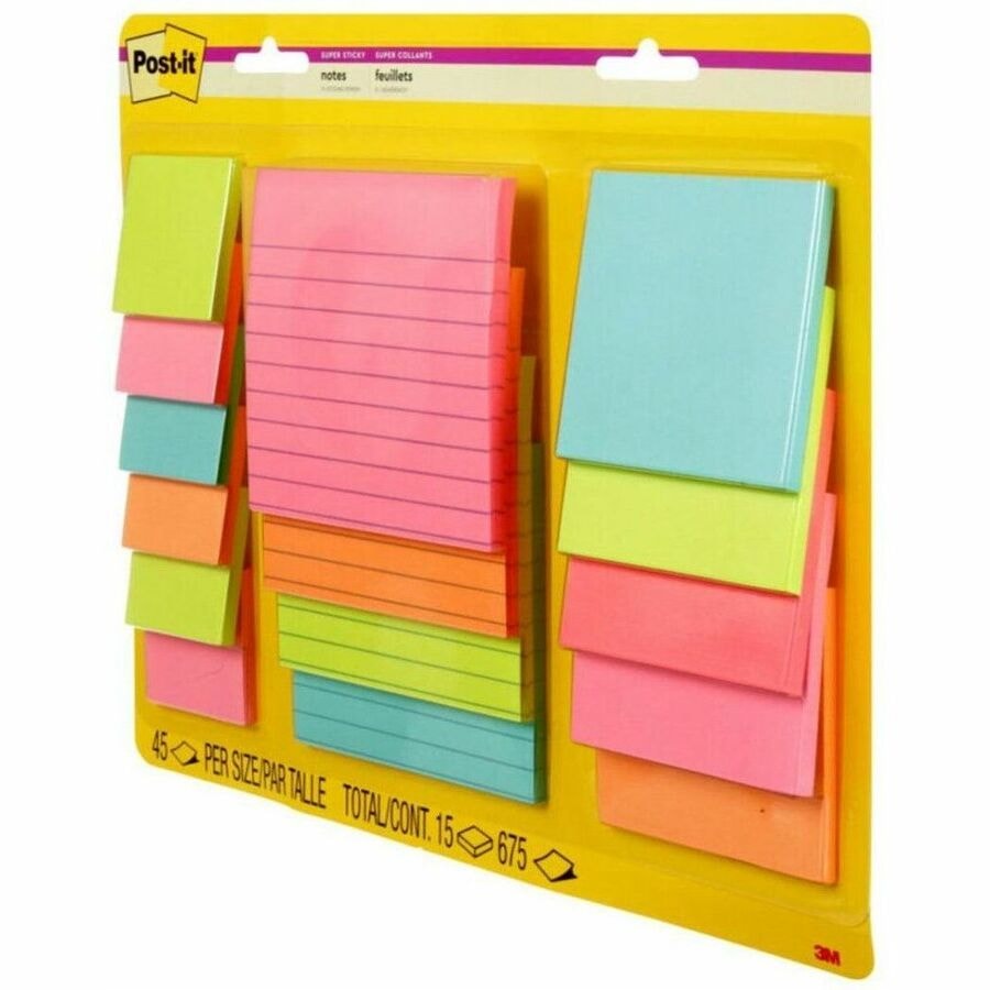 Post-it® Super Sticky Note Pad - 3" (76.20 mm) Flag/Note Width x 3" (76 ...