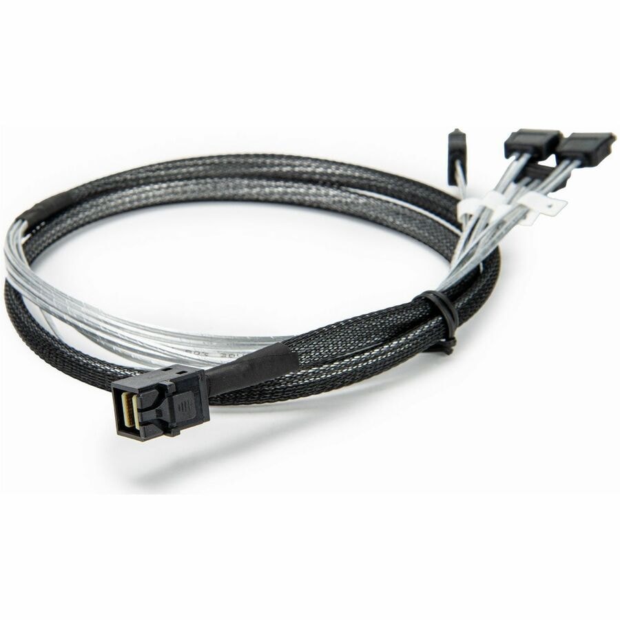 Rocstor Internal Mini SAS to SATA Cable - SFF-8643 to 4x SATA - 3.2 ft ...